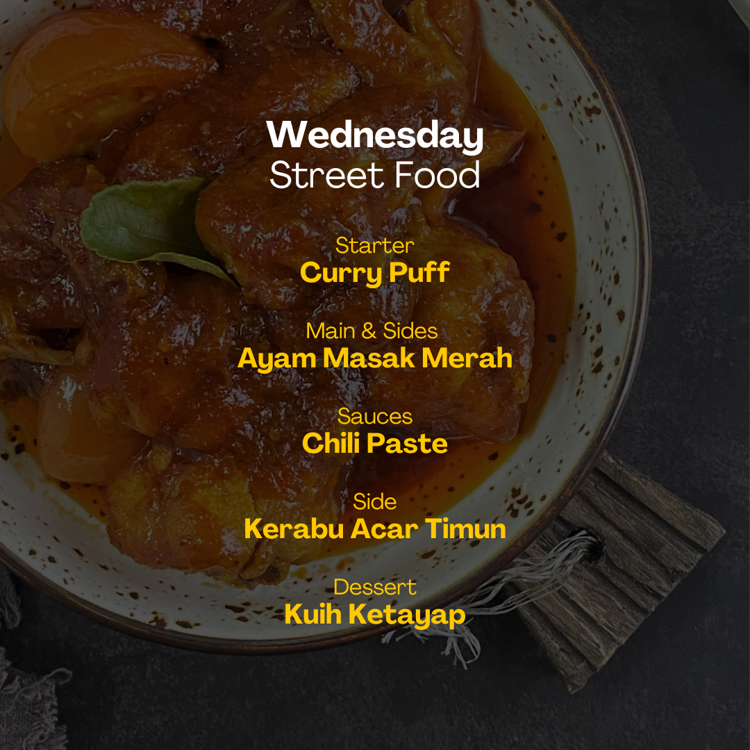 Malaysian Cooking Class: Street Food: Curry Puff, Ayam Masak Merah ...